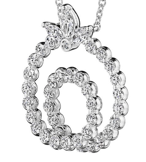 Verragio Vanguard Collection Hera Marquise Spiral Diamond Pendant