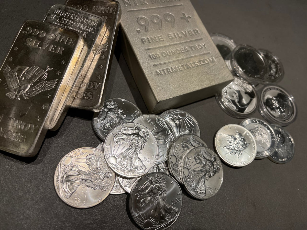 1 ozt .999 Generic Pure Silver Coins Bullion